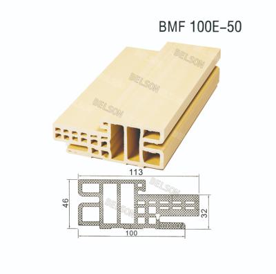 China 10cm Width PVC Laminated Painting WPC Door Jamb For 5cm Thick Door for sale
