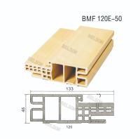 China CE Thermal Insulation E Type 120mm WPC Profile For 50mm Thick Door for sale