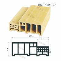 China 120F-37 Bedroom WPC Door Frame Veneer Melamine Board Wooden Door Profile for sale
