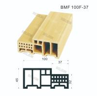 China 100mm F Type Composite Wood Plastic WPC Door Frame Outdoor Elephant For 37mm Door for sale