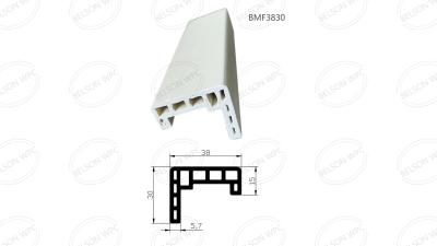 China Natural Oak Door Lining And Architrave PVC Foamed Sliding Wardrobe Door Profiles for sale