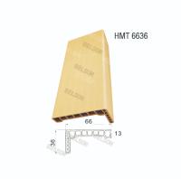 China PVC Laminate 6636 WPC Architrave Door Frame for sale