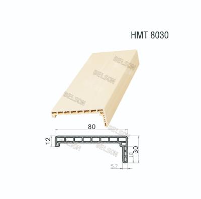 China OEM ODM PVC Film Door Frame Architrave 8030 for sale