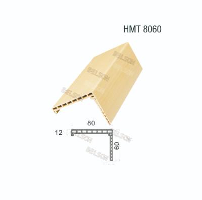 China 8060 WPC Interior Door Window Frame Waterproof Soundproof Brown White for sale
