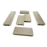 China Interior Solid Wood WPC Profiles Modern Simple Teak Wood Door Profiles for sale