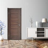 China Interior Solid Wood WPC Profiles Modern Simple Teak Wood Door Profiles for sale