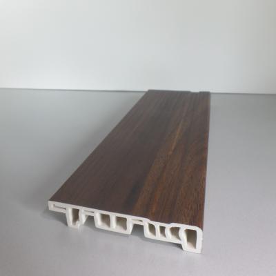 China 75mm*15mm ODM Waterproof WPC Skirting For Flooring for sale