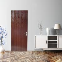 China BES Pressed Security WPC Board Doors Stainless Stamped Embossed Steel Skin Door for sale