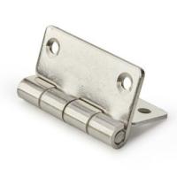 China 304SS Stainless Steel Door Hardware Hinge Silver Cabinet Door Hinges for sale