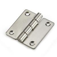 China 304SS Stainless Steel Door Hardware Hinge Silver Cabinet Door Hinges for sale