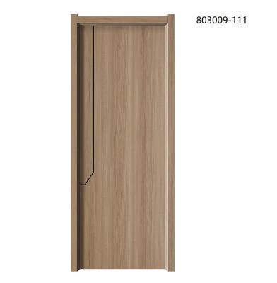 China BES 803009-111Soundproof Latest Design WPC Door Interior FULL and PURE WPC door Modern Simple Customized Color Apartment for sale