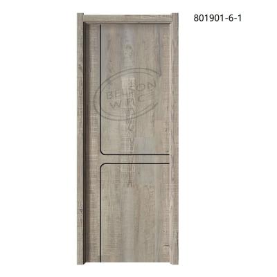 China BES 801901-6-1 Pure and Full wpc (wood pvc composite) wpc hollow door Soundproof Wpc Door Waterproof fire retardant for sale