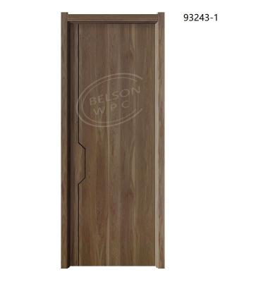 China BES 93243-1 Pure and Full wpc (wood pvc composite) wpc hollow door simple design waterproof wpc  doors with low price for sale