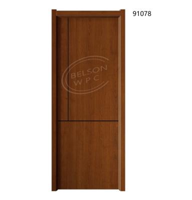 China BES 91078 NEW arrival Pure and Full wpc (wood pvc composite) wpc hollow door Soundproof Wpc Door Waterproof for sale