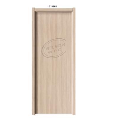 China BES 0182B2 Pure and Full wpc (wood pvc composite) wpc hollow door with door frame  Contracted style and cheap price for sale