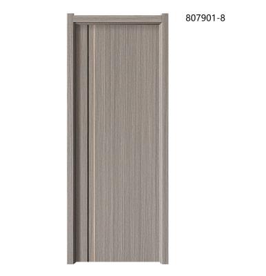 China BES 807901-8 Pure and Full wpc (wood pvc composite) wpc hollow door Design low price Soundproof Wpc Door Waterproof for sale