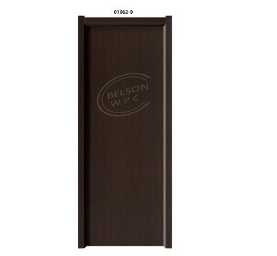 China BES 01062-9 Pure and Full wpc (wood pvc composite) wpc hollow door Low Price wooden single interior WPC flush door for sale