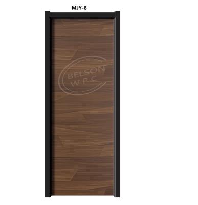 China BES MJY-8 Pure wpc (wood pvc composite) wpc hollow door full wpc interior  door modern design for sale