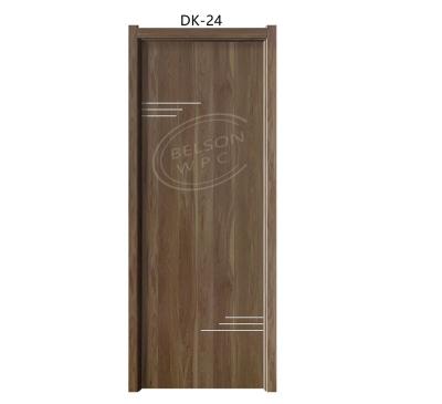 China BES DK-24 Hot Quality Fashionable Design Popular design Pure wpc (wood pvc composite) wpc hollow door full wpc for sale