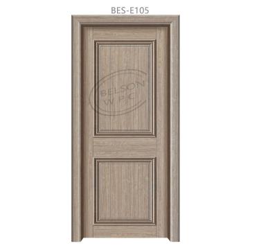 China BES-E105 Pure  (wood pvc composite) wpc hollow door full wpc interior door  Assembly door. for sale