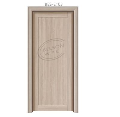 China BES-E103 Pure  (wood pvc composite) wpc hollow door full wpc interior door  Assembly door. for sale