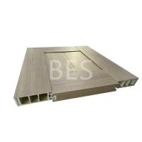 China BES-E103 Pure  (wood pvc composite) wpc hollow door full wpc interior door  Assembly door. for sale