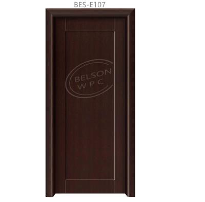 China BES E107 Pure wpc/full wpc(wood pvc composite) /wpc hollow door Modern Interior High Quality Modern Assembly door for sale