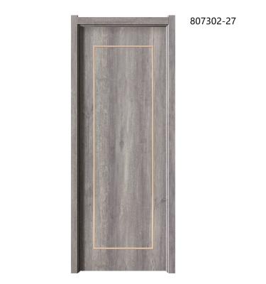 China BES 807302-27 Pure and Full wpc (wood pvc composite) hollow door wpc door modern style cheap luxury main wpc door for sale