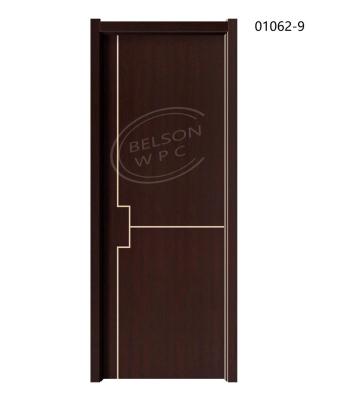 China BES 01062-9 Pure and Full wpc (wood pvc composite) hollow door wpc door modern style cheap luxury main wpc door for sale