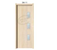 China Interior Window Glass Inlay WPC Flush Door Fire retardant for sale