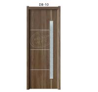China Anti Termites WPC Board Doors Window Glass Inlay Flush Interior for sale