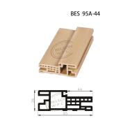 China BES 95A-44 BELSON 2022 new  wpc door Jamb door Frame with extension board for different size of wall thickness for sale