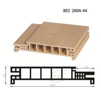 China BES 200A-44 ANHUI 2022 New Style Wood Plastic Composite Door Profile Frame A-style with architrave / sash for sale