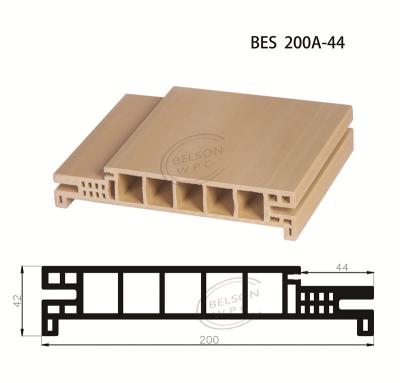 China BES 200A-44 ANHUI 2022 New Style Wood Plastic Composite Door Profile Frame A-style with architrave / sash for sale