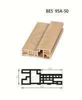 China BES 95A-50 wpc door Jamb Frame natural wood feeling and wood texture, but also can customize the color. for sale