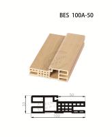 China BES 100A-50 wpc door Jamb Frame High fire resistance. Can effectively flame retardant, fire grade B1, self extinguish. for sale