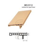 China BES 120E-50 wpc door Jamb Frame for Sale China Star Customized Traditional  Style for sale