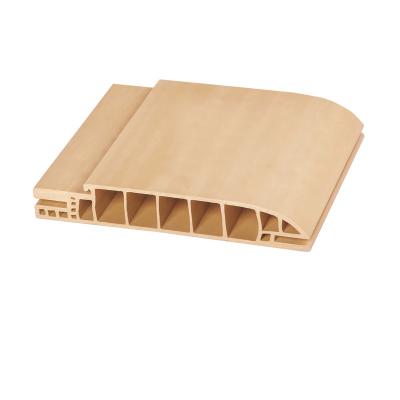 China BES 240B-46N pvc laminate painting raw material wpc B type Door Casing frame for interior door for sale