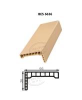 China BES 120E-45 wpc door Jamb Frame fireretardant good nail holding ability Style for Israel and other Middle East marke for sale