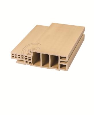China BES 140E-50 hollow wpc door Jamb Frame for Sale color Customized Traditional  Style for Israel and other Middle East for sale