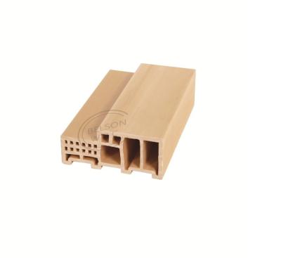 China BES 100F-37 hollow wpc door Jamb Frame for Sale with high quality Customized Traditional  Style for Thailand market. for sale