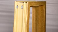 China BES 100F-40 wpc door Jamb Frame easy installing waterproof Customized Traditional  Style for Thailand market. for sale