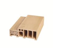 China BES 120F-37 full hollow wpc door Jamb Frame for Construction project. for sale