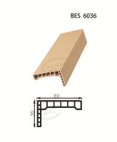 China BES 115T-28 wholesale price white waterproof wpc door frame jamb for sale