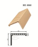 China BES 115T-28 wholesale price white waterproof wpc door frame jamb for sale