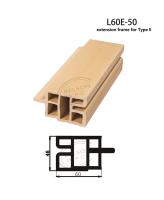 China Extension Wpc Door Jamb Frame Architrave / Painting /  Pvc Film Laminate for sale