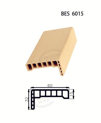 China BES 6015 wpc architrave/line casing/sash for interior doors with Good quality and inexpensive for sale