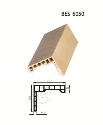 China BES 6050 BELSON 2022 new arrivals of wpc architrave/line casing/sash for door waterproof fire retardant for sale