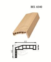 China BES 6540 wpc architrave/line casing/sash for interior doors good quality and low price. for sale