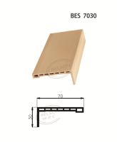 China BES 7030 wpc Wood Plastic Composites architrave/line casing/sash for door for sale
